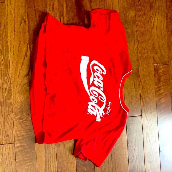 Coca Cola | Shirts & Tops | Cocacola Short Sleeve Crop Top | Poshmark